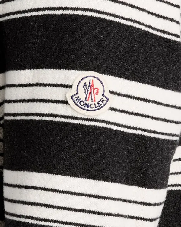 Moncler Chest Pocket Stripe Crewneck Shirt