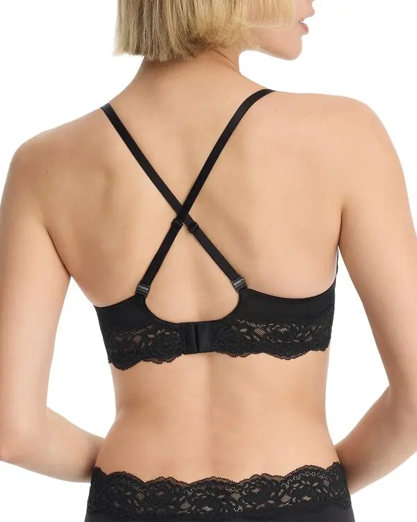 SKARLETT BLUE Divine Convertible Plunging Neck Push Up Bra - Black