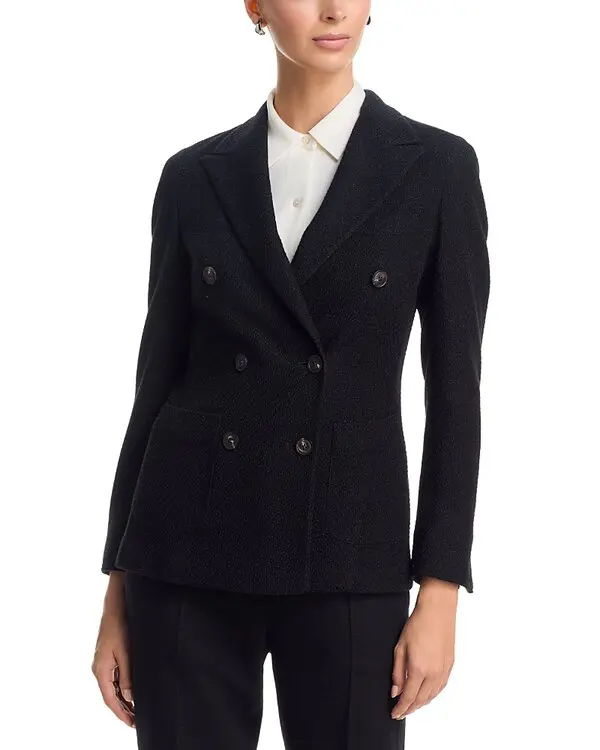Eleventy Wool Mohair Double Breasted Jacket