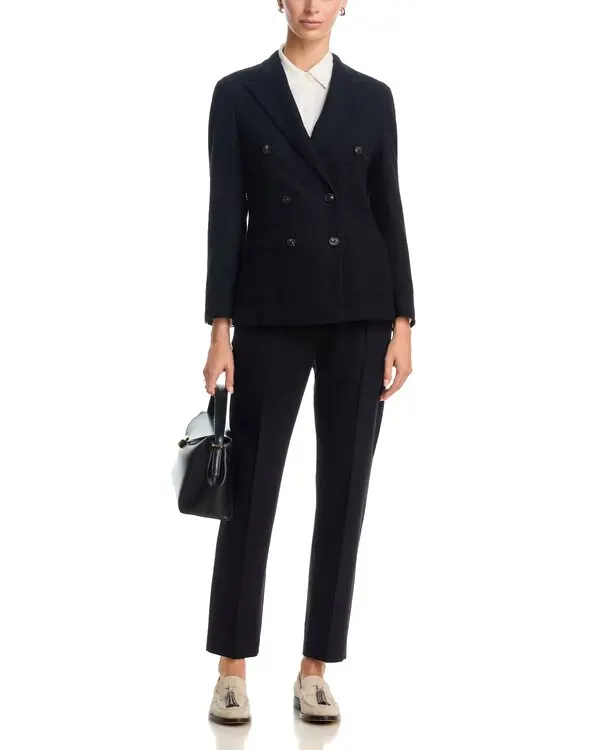 Eleventy Wool Mohair Double Breasted Jacket
