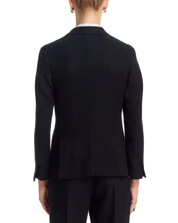 Eleventy Wool Mohair Double Breasted Jacket