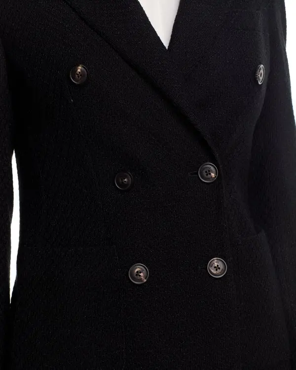 Eleventy Wool Mohair Double Breasted Jacket