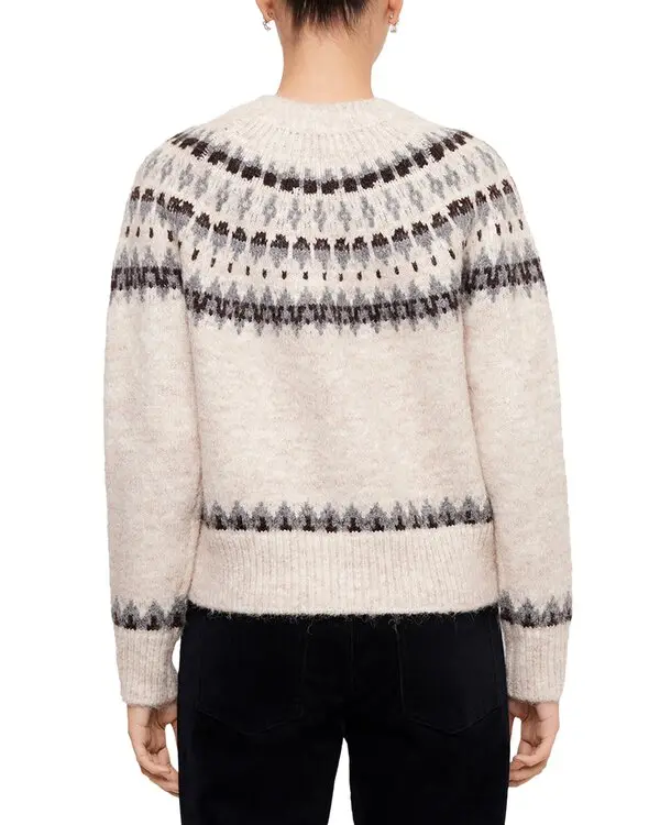 Karen Kane Jacquard Fair Isle Cardigan