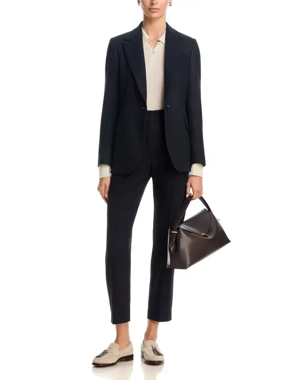 Eleventy Wool & Cashmere Single Breasted Blazer