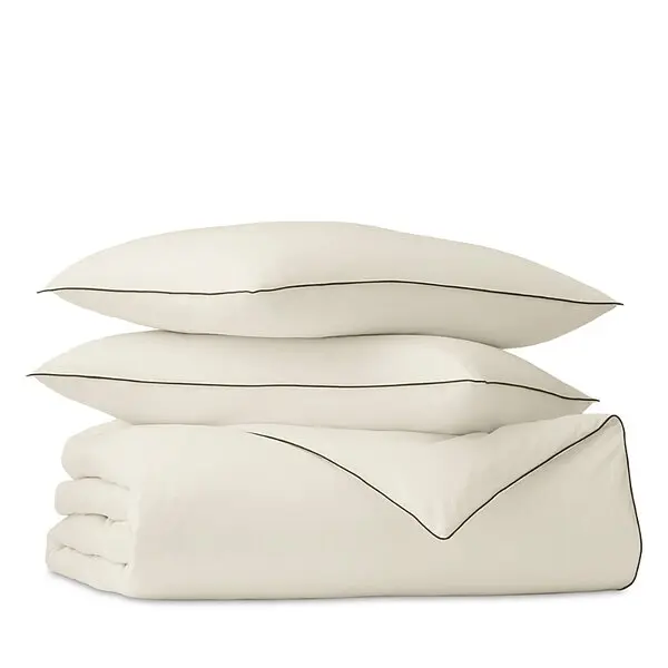 BOLL & BRANCH Piped Edge Duvet Cover Set, Full/queen