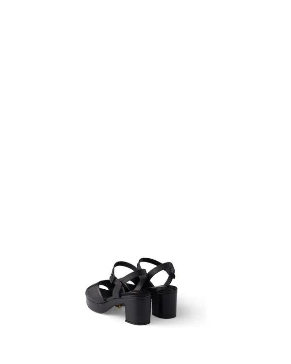 Prada Padded Nappa Leather Sandals