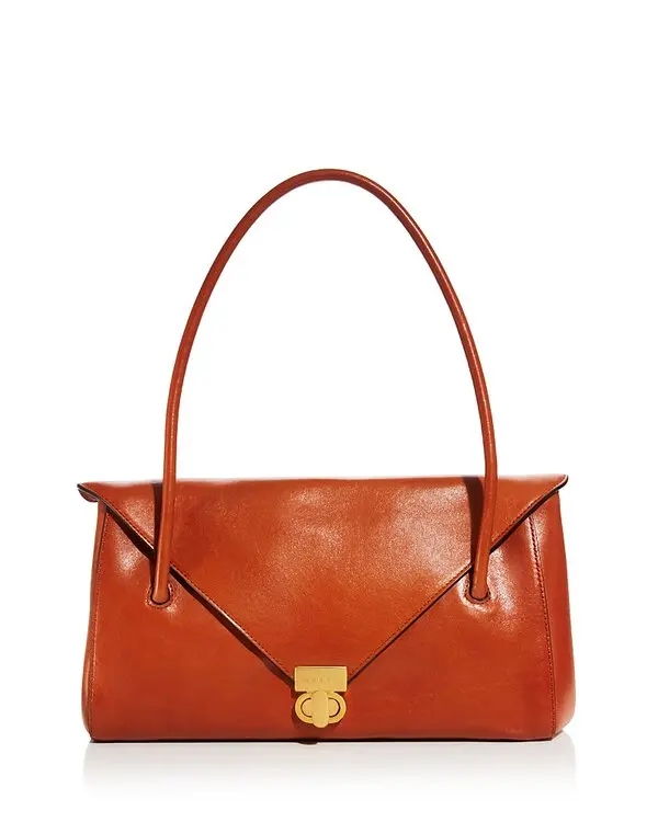 Marni Calfskin Leather East/west Shoulder Bag