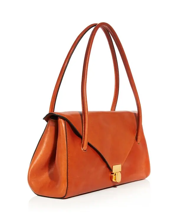 Marni Calfskin Leather East/west Shoulder Bag