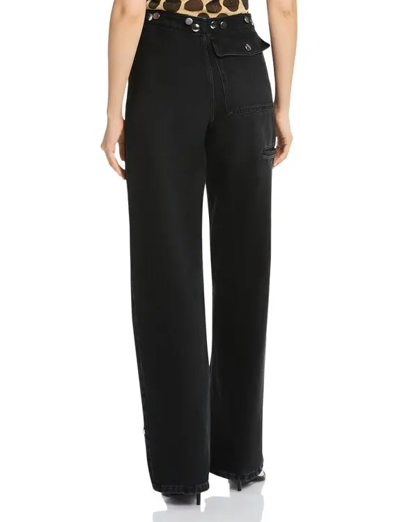 Marni High Rise Latch Closure Jeans