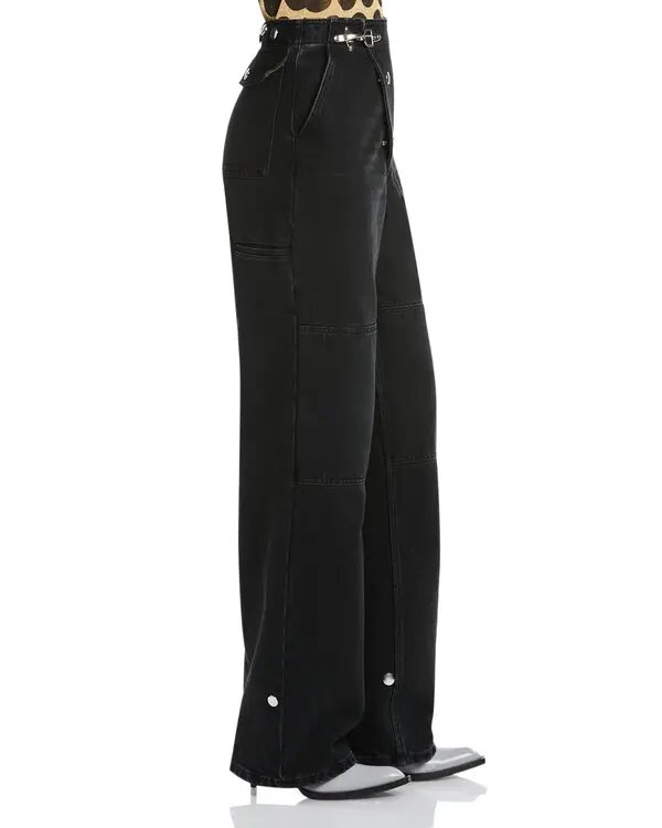 Marni High Rise Latch Closure Jeans