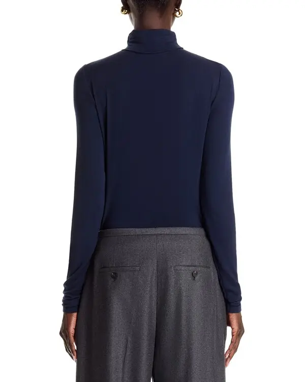 Lafayette 148 New York Elongated Fitted Turtleneck Top