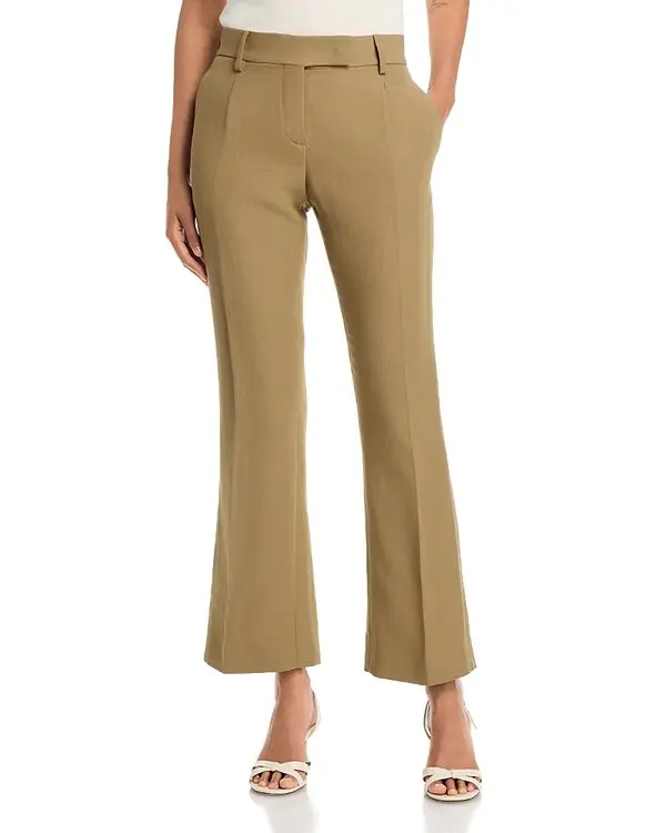 Fabiana Filippi Flare Leg Ankle Pants - Tan