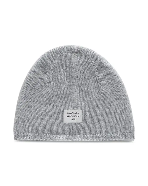 Acne Studios Cashmere Knit Beanie - Cold Grey