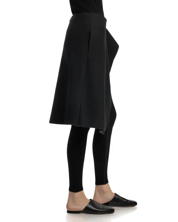TOTEME Scuba Slit Front Raw Edge Hem Skirt