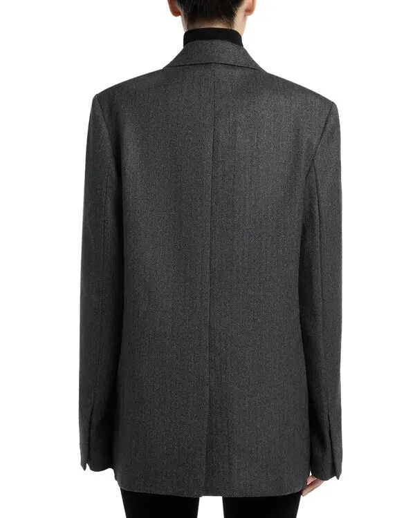 TOTEME Herringbone Wool Blazer