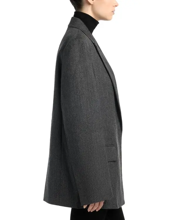 TOTEME Herringbone Wool Blazer