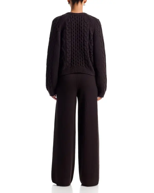 LISA YANG Olanda Cashmere Wide Leg Pants