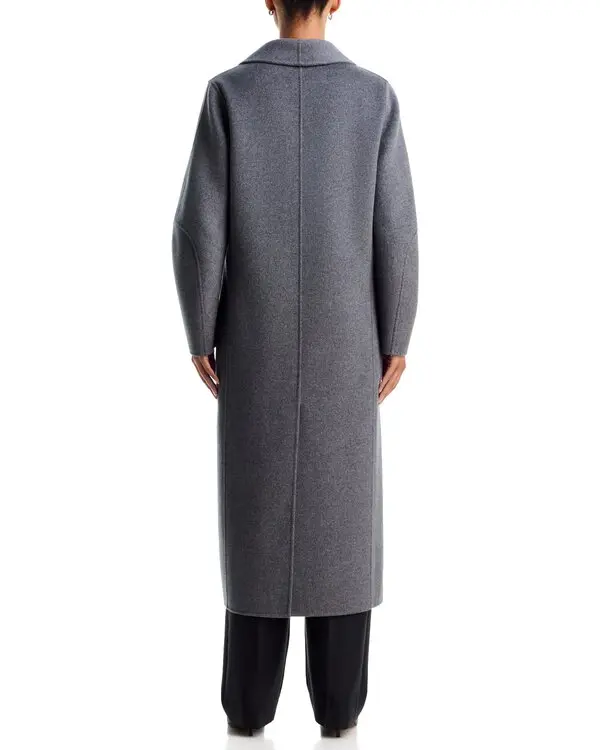 LISA YANG Double Shawl Wool & Cashmere Coat