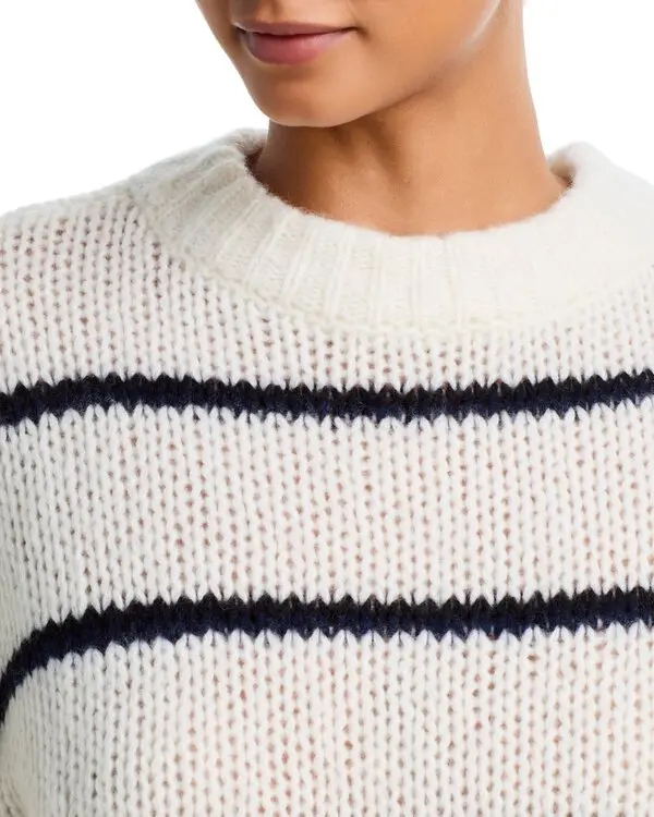 LISA YANG Sabelle Cashmere & Silk Stripe Sweater