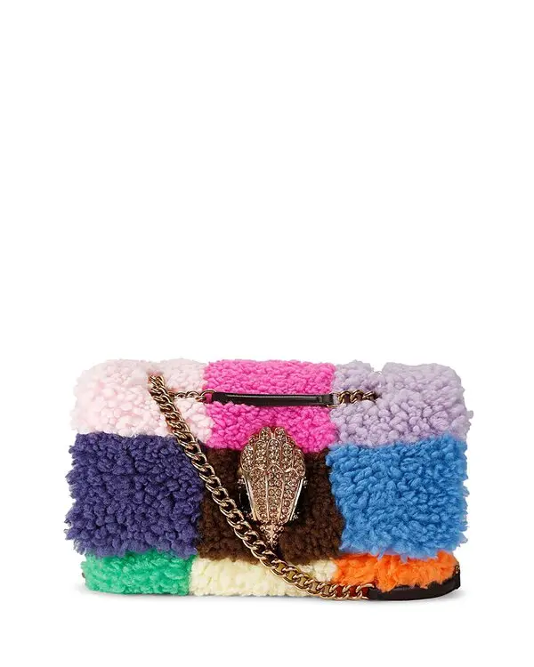 Kurt Geiger Macro Kensington Faux Fur Shoulder Bag - Open Miscellaneous
