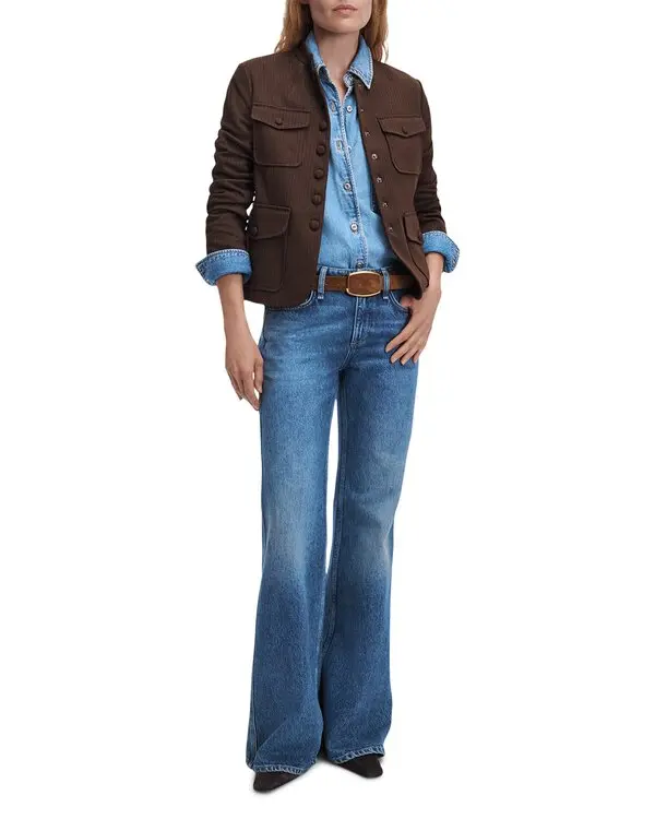 Rag & Bone Josie Low Rise Relaxed Flared Jeans