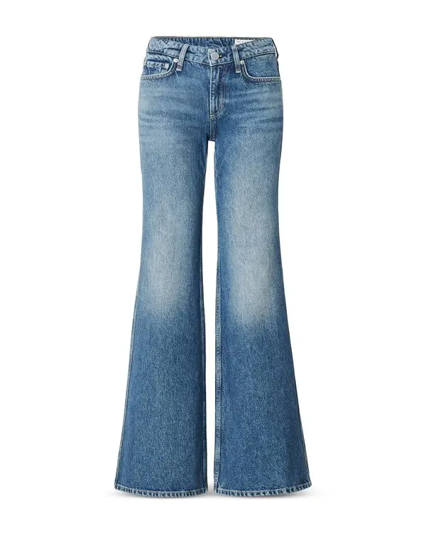 Rag & Bone Josie Low Rise Relaxed Flared Jeans