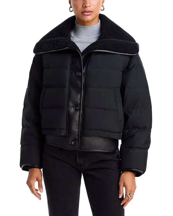 Rag & Bone Angie Down Puffer Jacket - Black