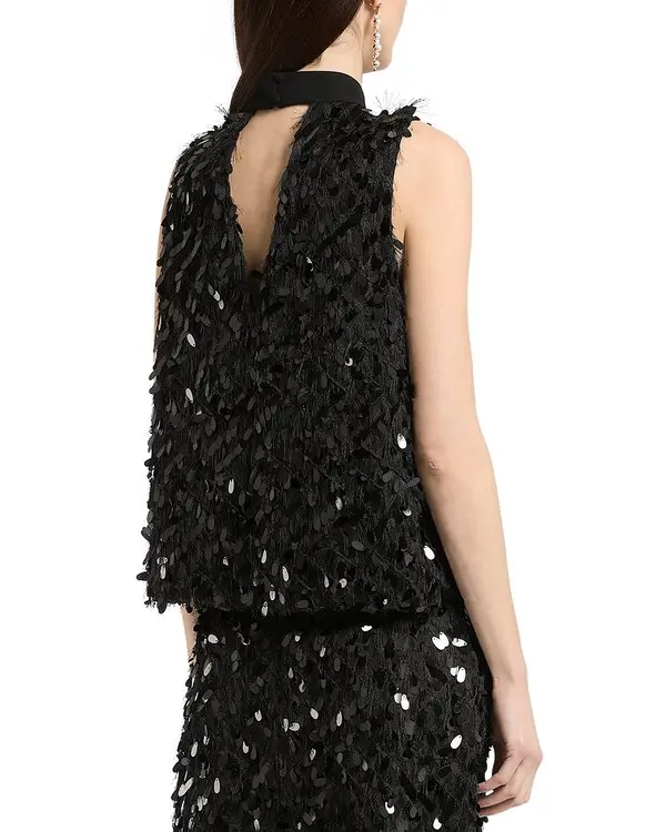 Marella Mllgioiosa Sequin Sleeveless Top