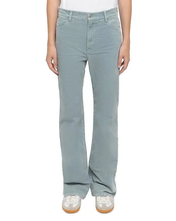 Zadig&Voltaire Evy Mid Rise Corduroy Pants - Denim
