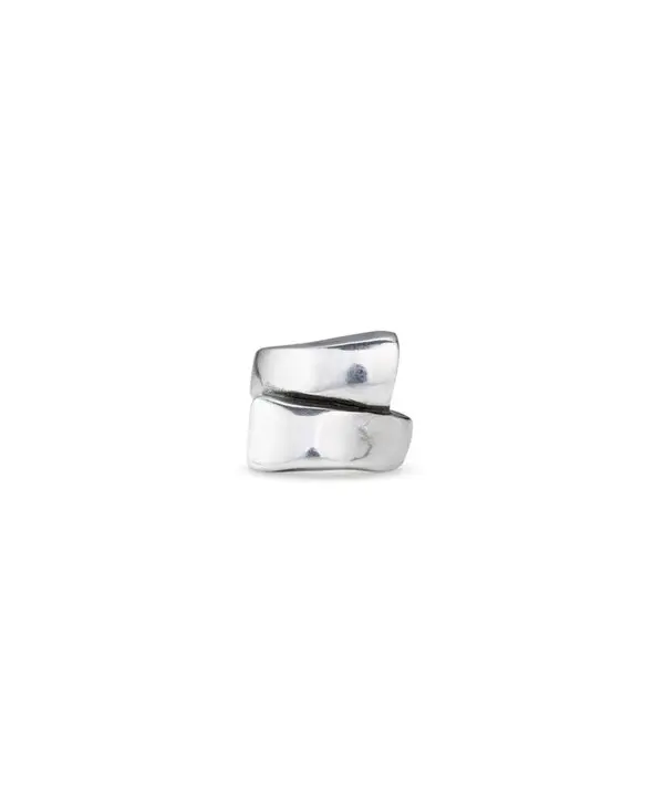 UNODE50 Sterling -plated Spiral Ring