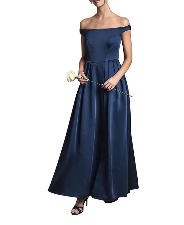 Coast Bandeau Off-shoulder Maxi Dress - Navy