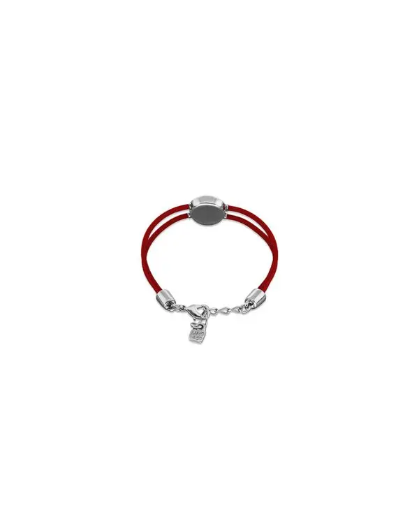 UNODE50 Red Leather Strap With -plated Eye Detail And Crystal