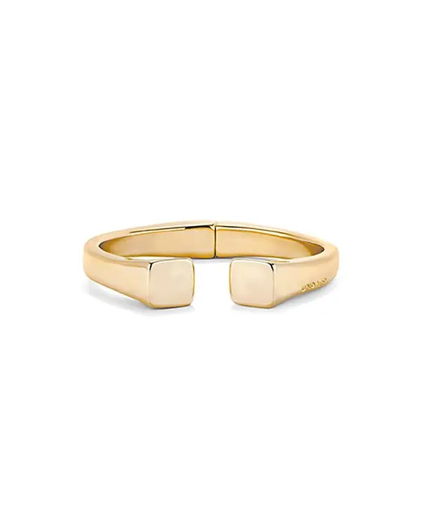 UNODE50 Rigid -plated Bracelet Smooth Finish And Square Shape - Gold