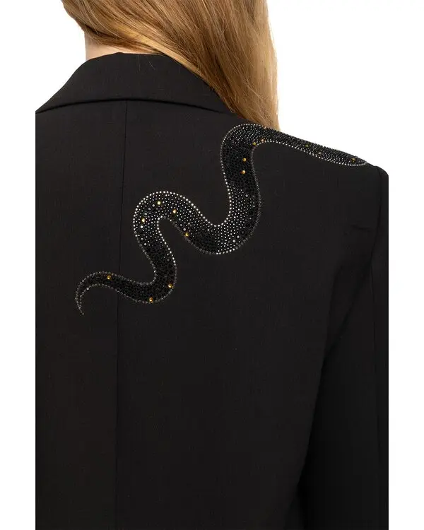 Zadig&Voltaire Vanille Snake Embellished Blazer