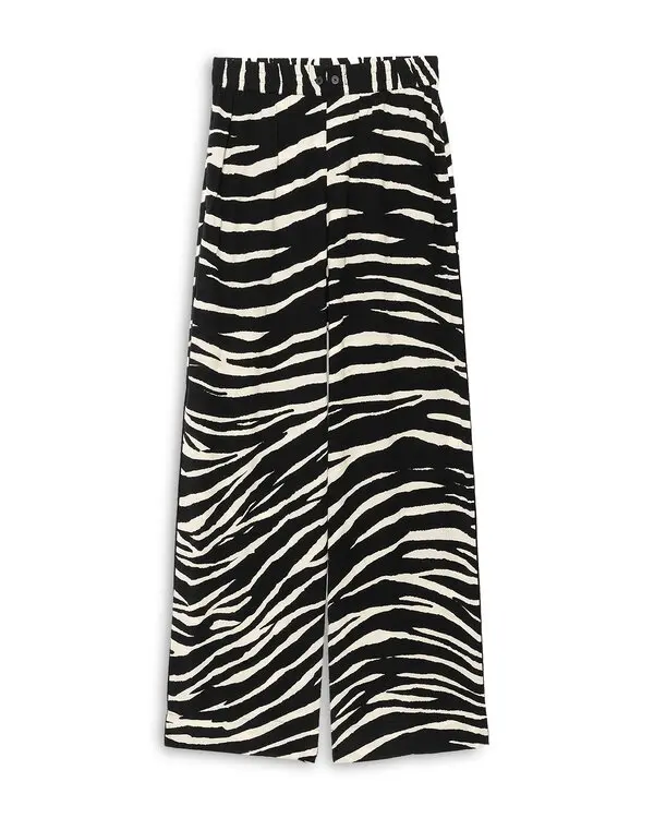 Zadig&Voltaire Pin Zebra Print Pull On Pants