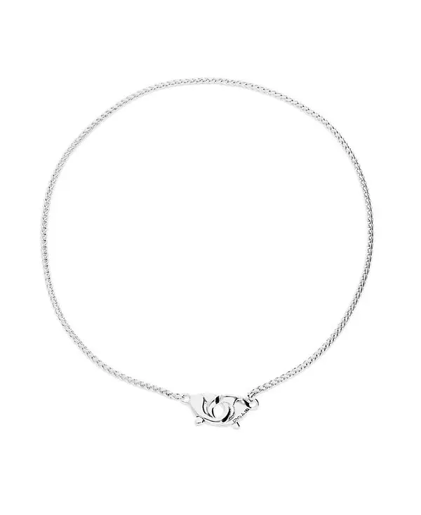 UNODE50 Sterling -plated Necklace With Interlocking Carabiner Detail - Silver