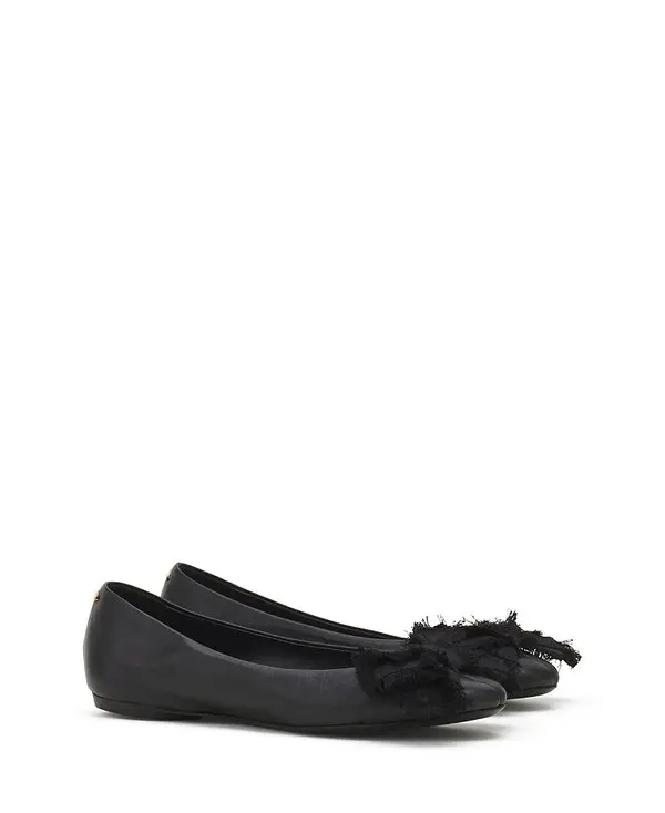 LANVIN The Bow Ballerina Flat - Black