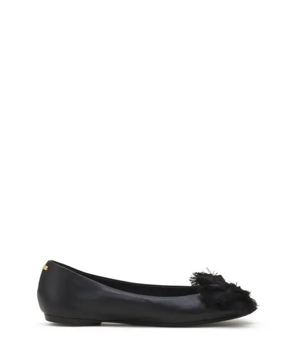 LANVIN The Bow Ballerina Flat - Black