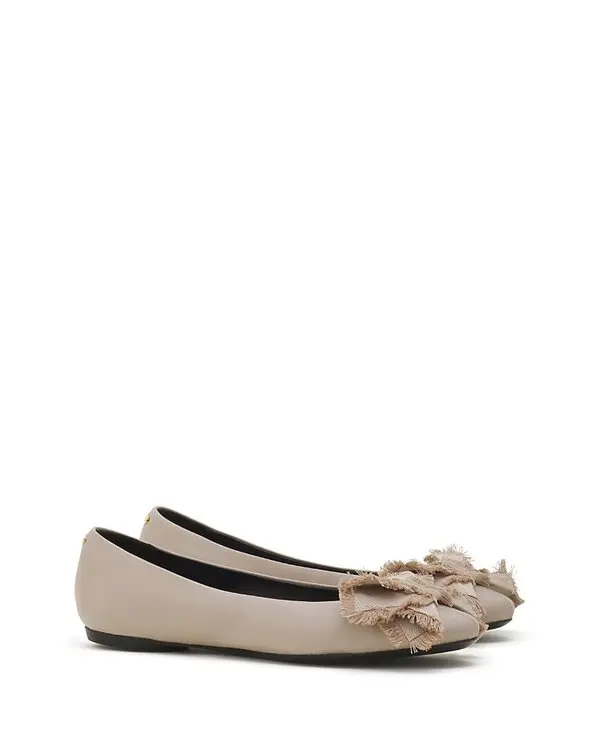 LANVIN The Bow Ballerina Flat - Sand