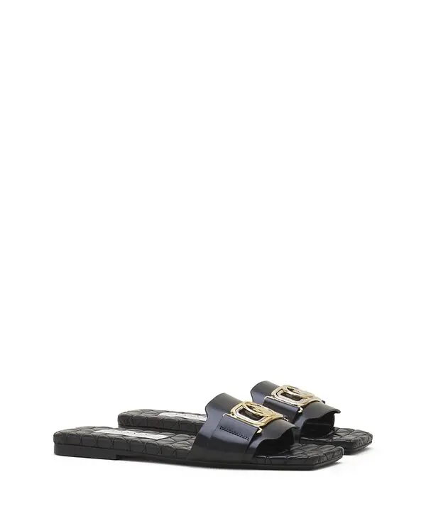 LANVIN Mother & Daughter Flat Mule - Black