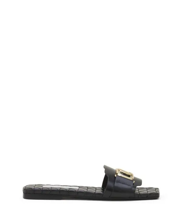 LANVIN Mother & Daughter Flat Mule - Black