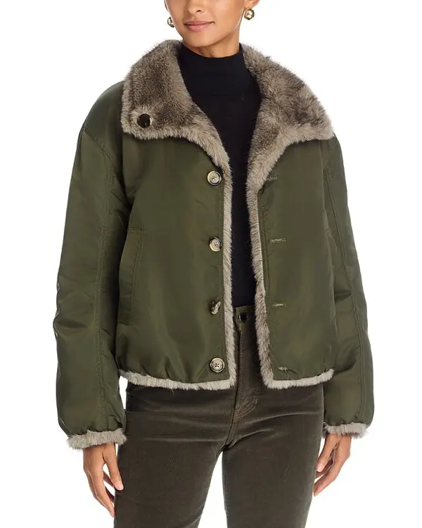 Veronica Beard Varell Reversible Jacket - Loden