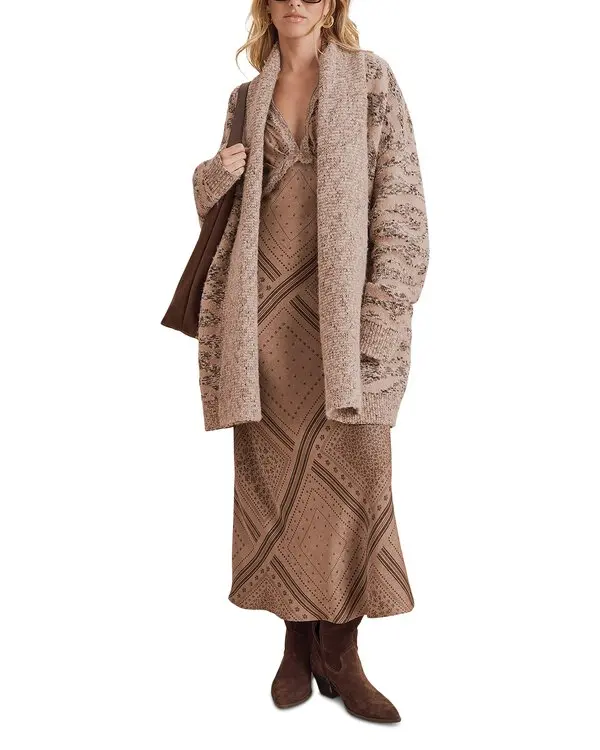 Splendid Desiree Printed Belted Cardigan