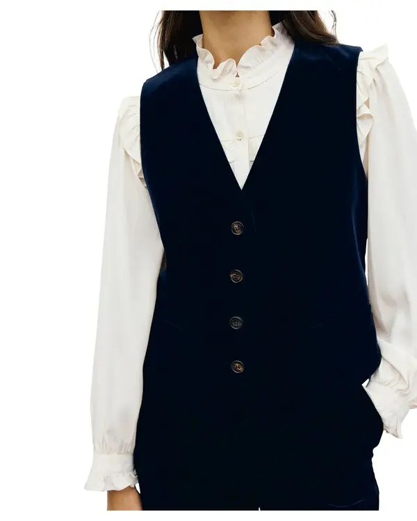 Gerard Darel Jae Velveteen Vest
