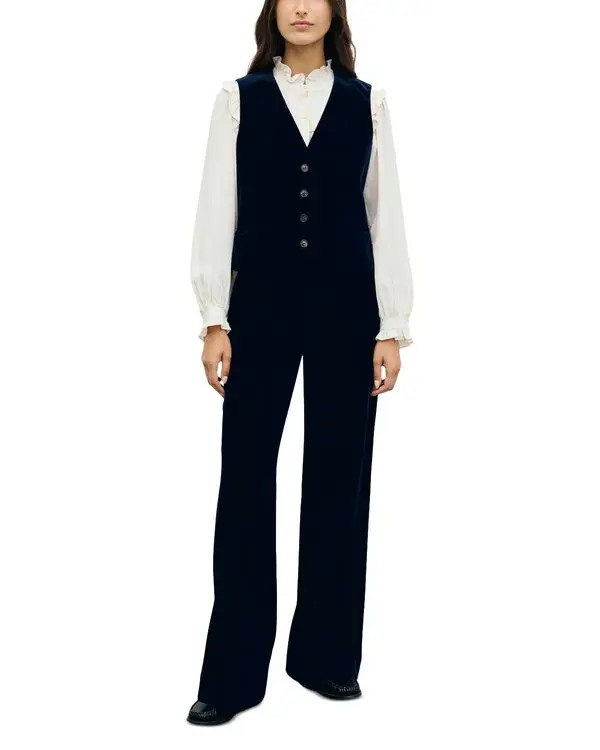 Gerard Darel Jae Velveteen Vest