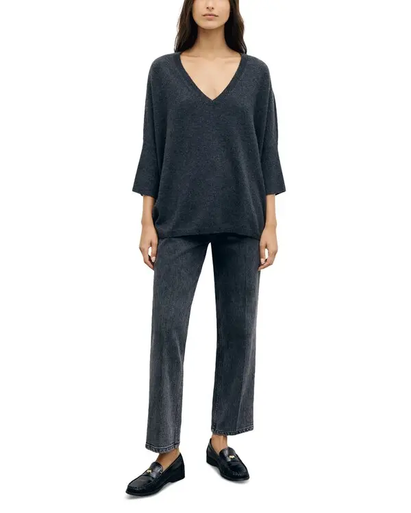 Gerard Darel Resa Cashmere V Neck Sweater