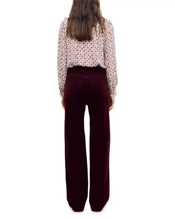 Gerard Darel Mag Cotton Stretch Corduroy Pants - Redwine