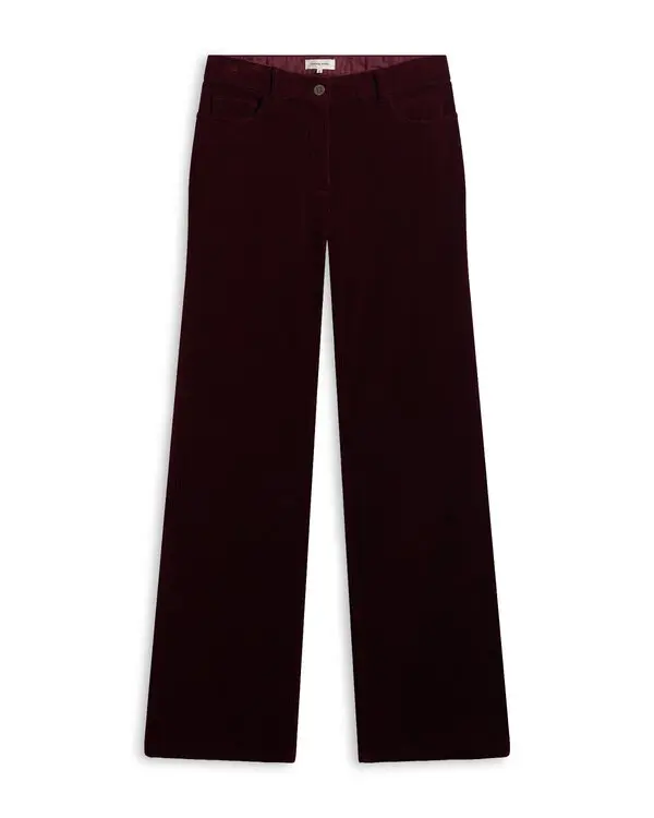 Gerard Darel Mag Cotton Stretch Corduroy Pants - Redwine