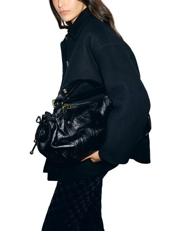 Gerard Darel Alee Wool Blend Coat
