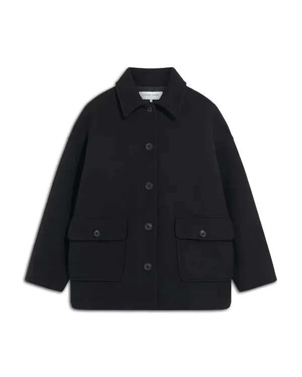 Gerard Darel Alee Wool Blend Coat